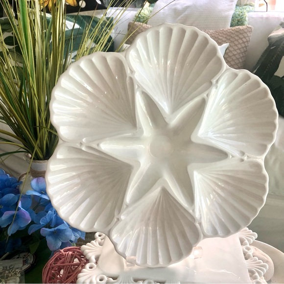 Accents | Nwt Beach Seashell Scallop Serving Dish | Poshmark